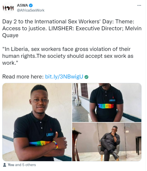 NSWP members mark International Sex Workers' Day on 2nd June 2022 ...