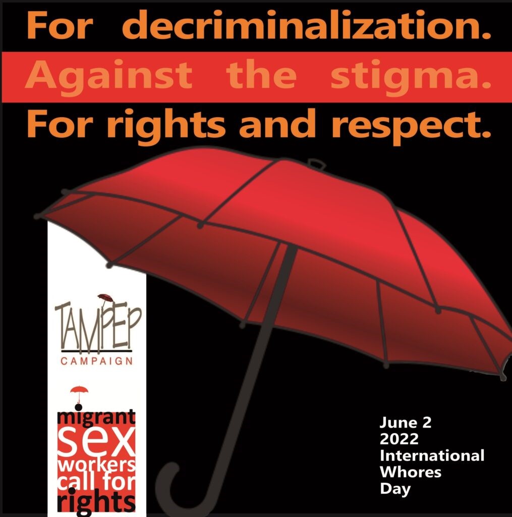 NSWP members mark International Sex Workers' Day on 2nd June 2022 ...